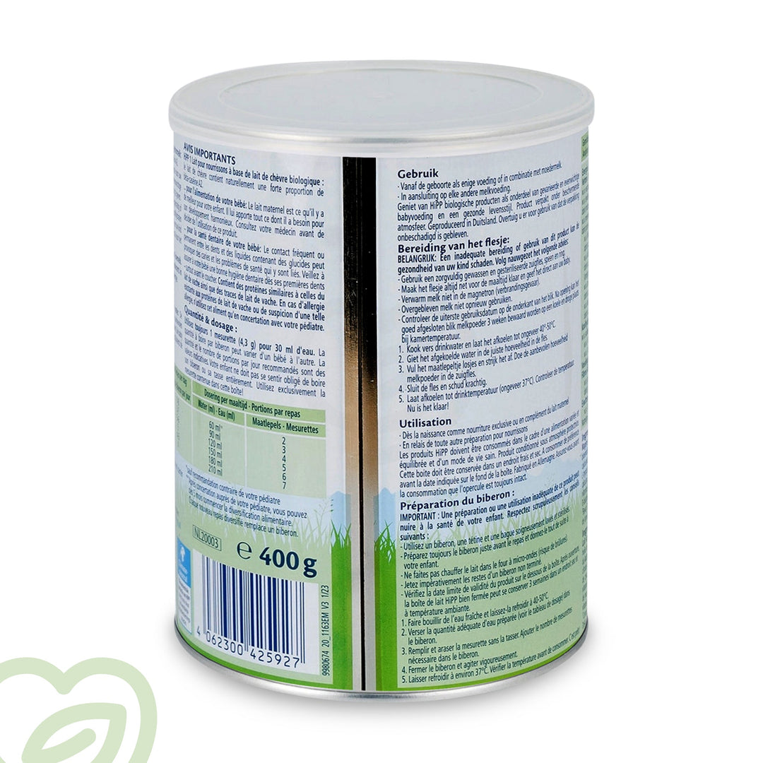 HiPP Dutch Goat Stage 1 | Organic Goat Formula | OFD – Organic Formula ...