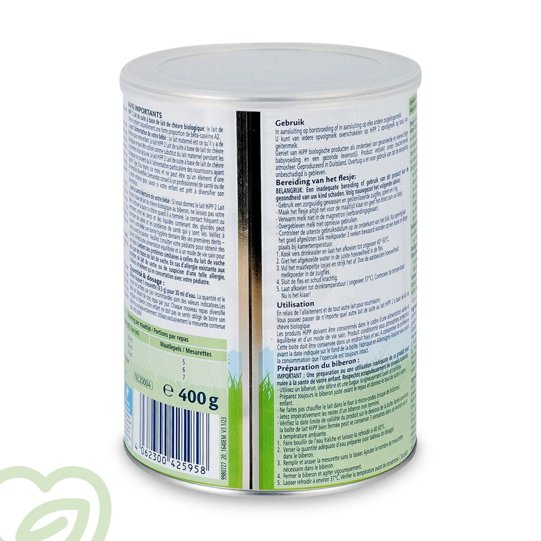 HiPP Dutch Goat Stage 2 | Organic Goat Formula | OFD – Organic Formula ...